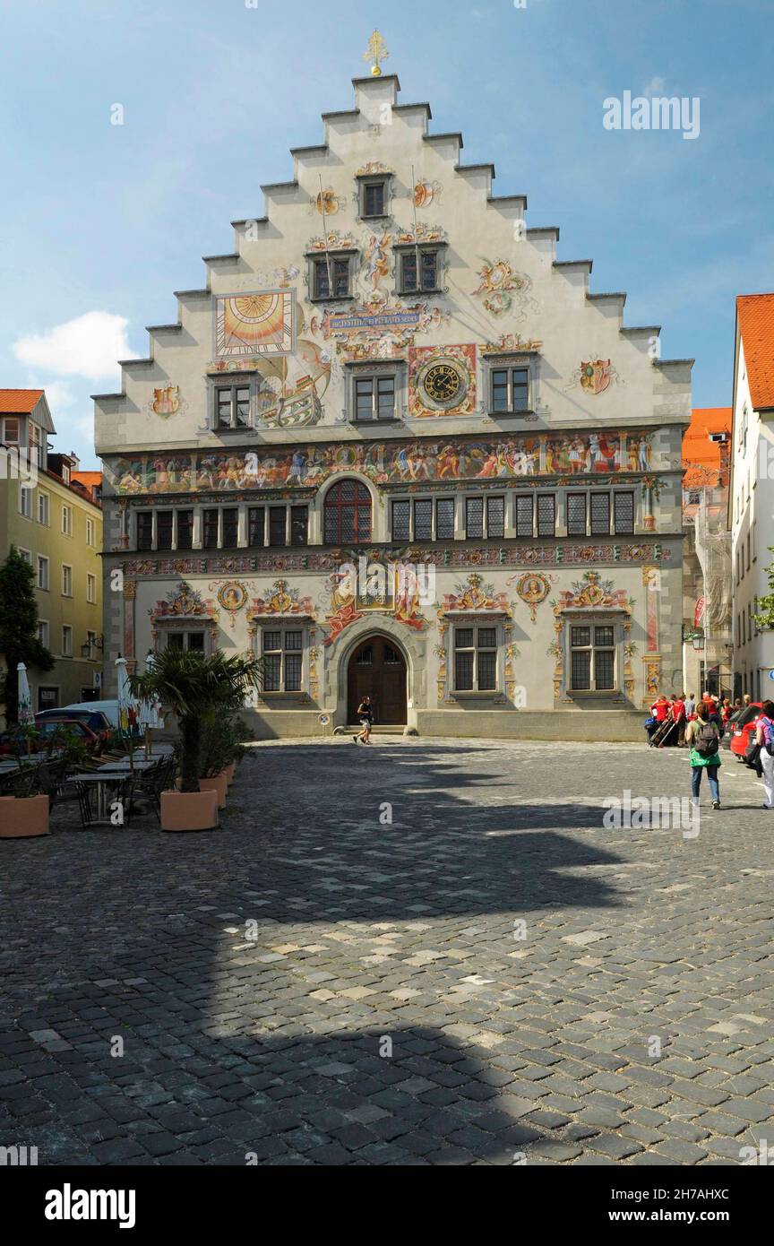 ALTE RATHAUS, REICHSPLATZ, LINDAU, BAVARIA, GERMANY Stock Photo - Alamy