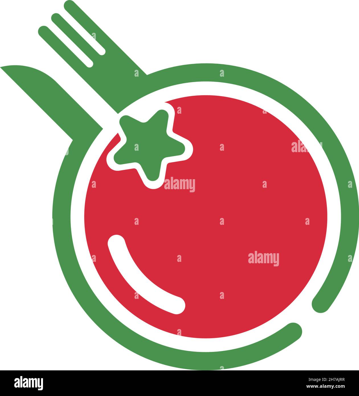 Tomato icon logo design vector illustration template Stock Vector Image ...