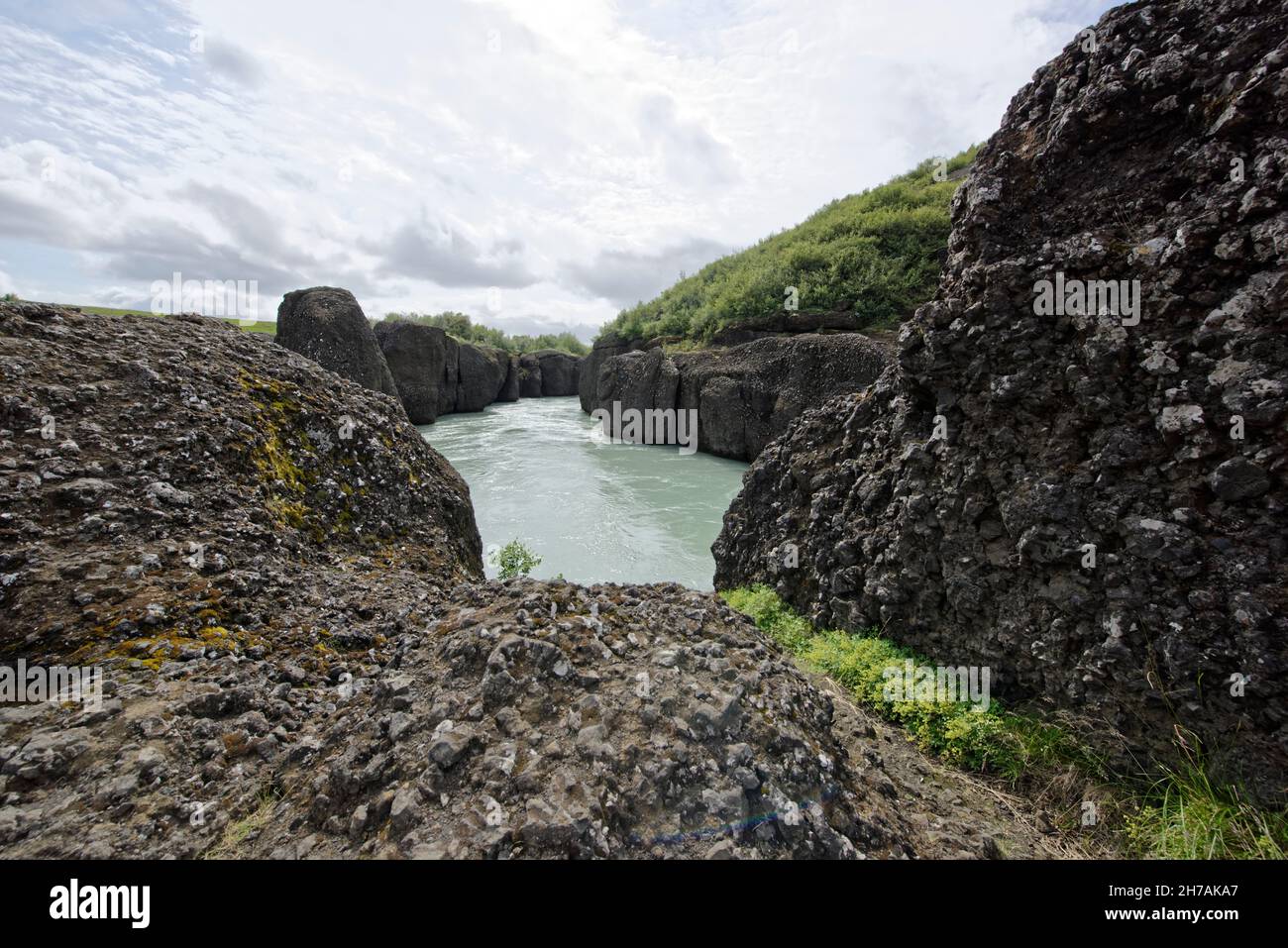 Bruarhlod Canyon of the Hvita river in Iceland.Gullfoss Falls, Golden ...