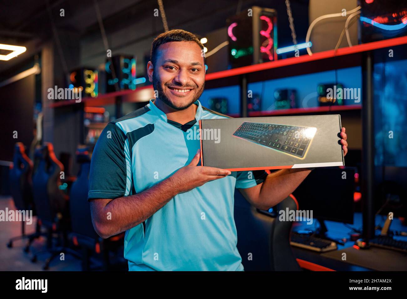 African gamer well performed during gaming tournament in cyber club ...