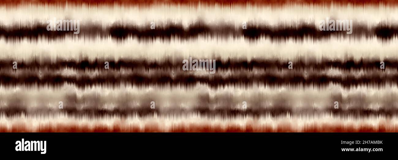 Seamless funky striped tie dye motif print border for surface design ...