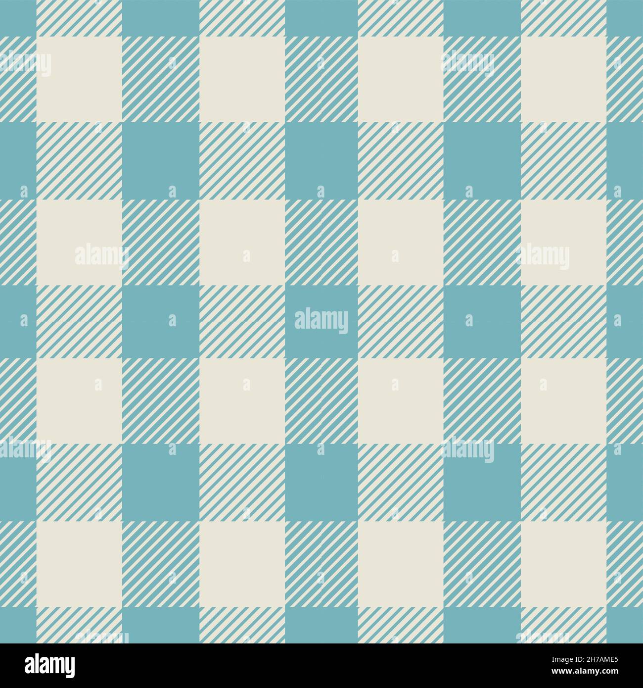 Gender neutral seamless plaid vector pattern. Gingham baby color ...