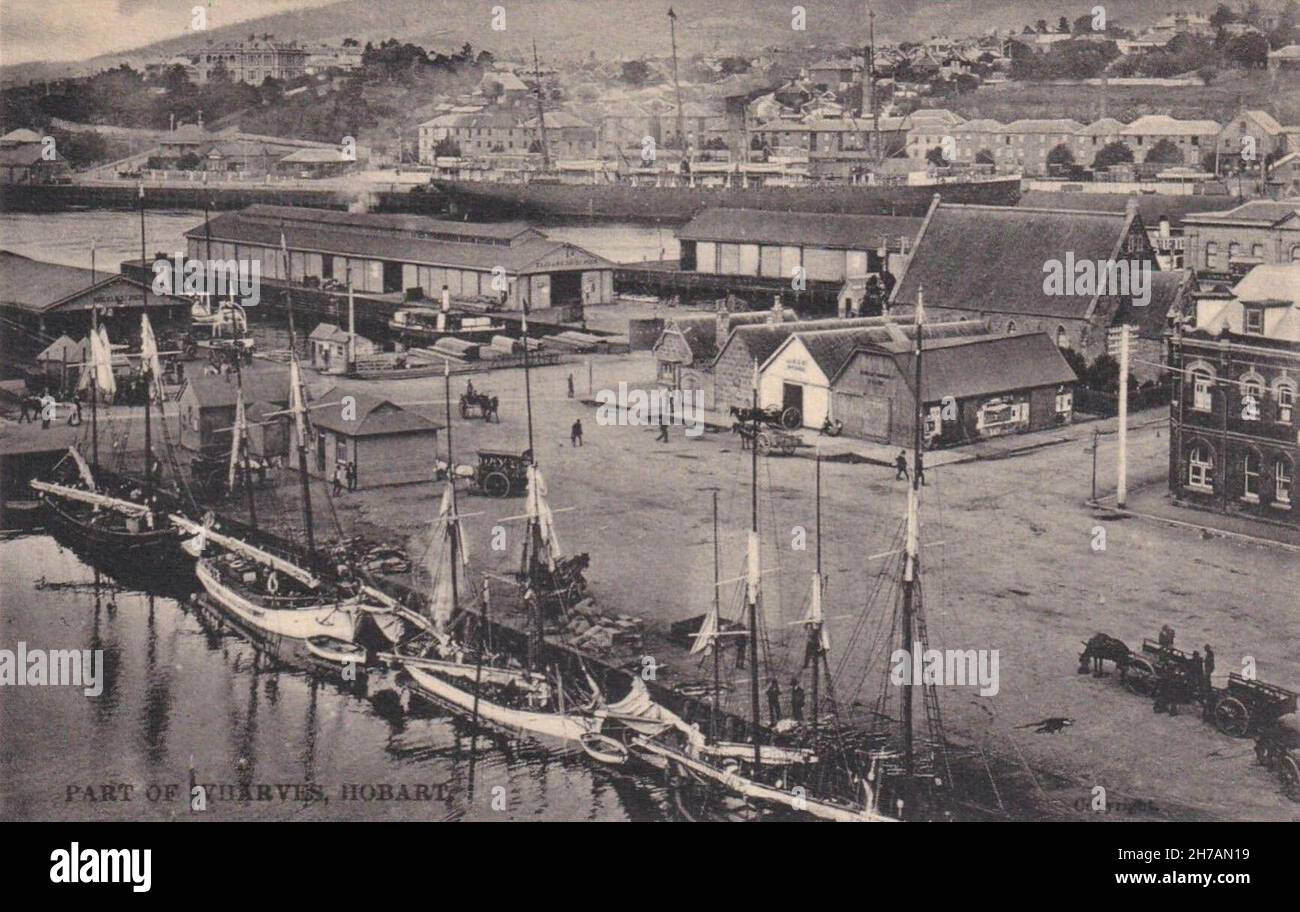 Hobart wharves hi-res stock photography and images - Alamy