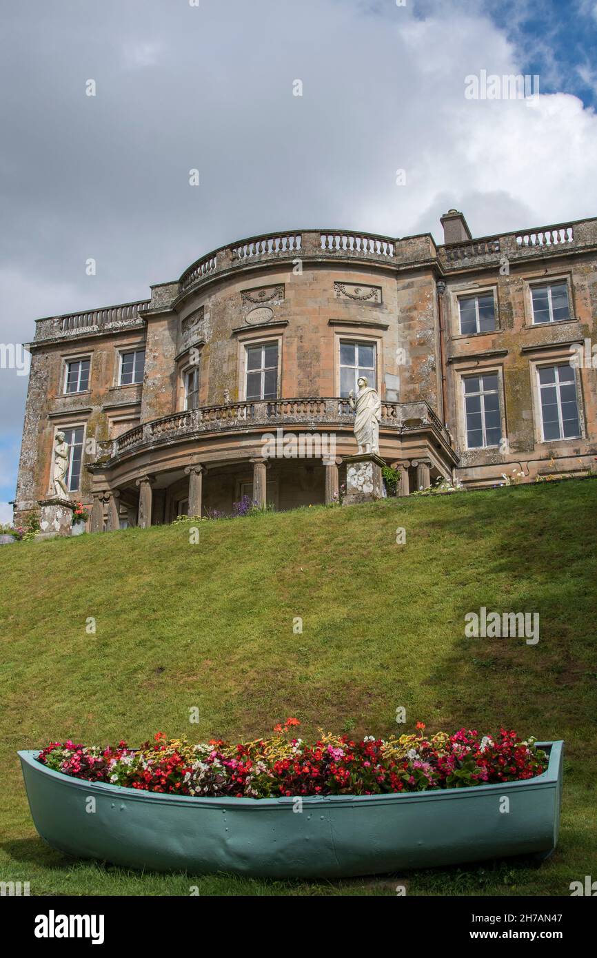 THe front of The Haining House, Selkirk Stock Photo - Alamy