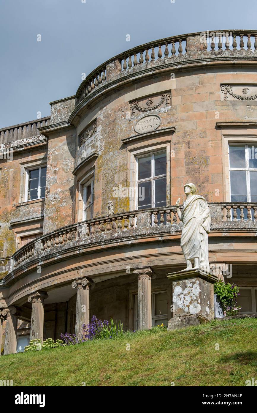 THe front of The Haining House, Selkirk Stock Photo - Alamy
