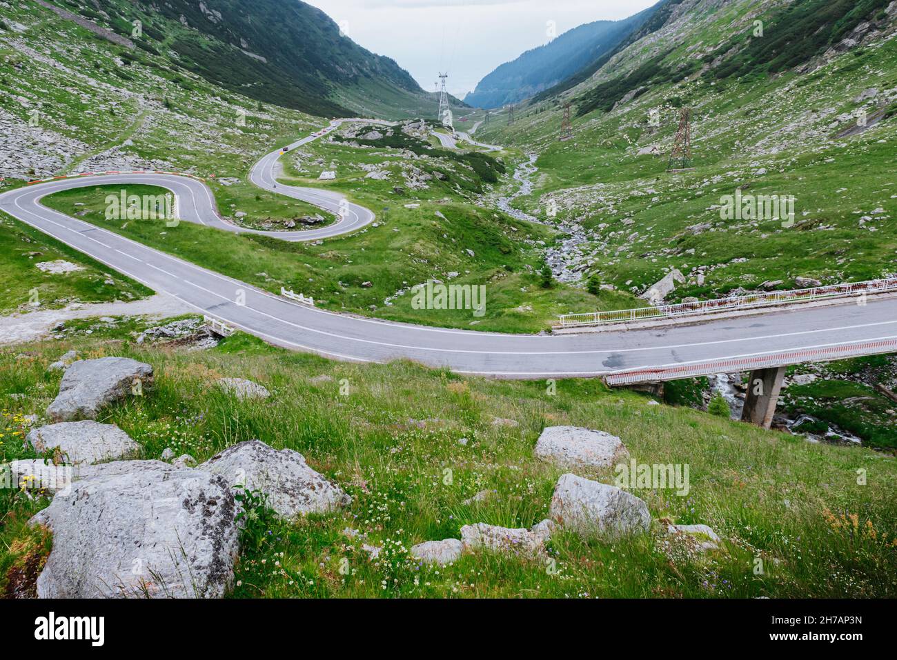 Transfagaras Highway, beautiful landscape of Romania Stock Photo - Alamy