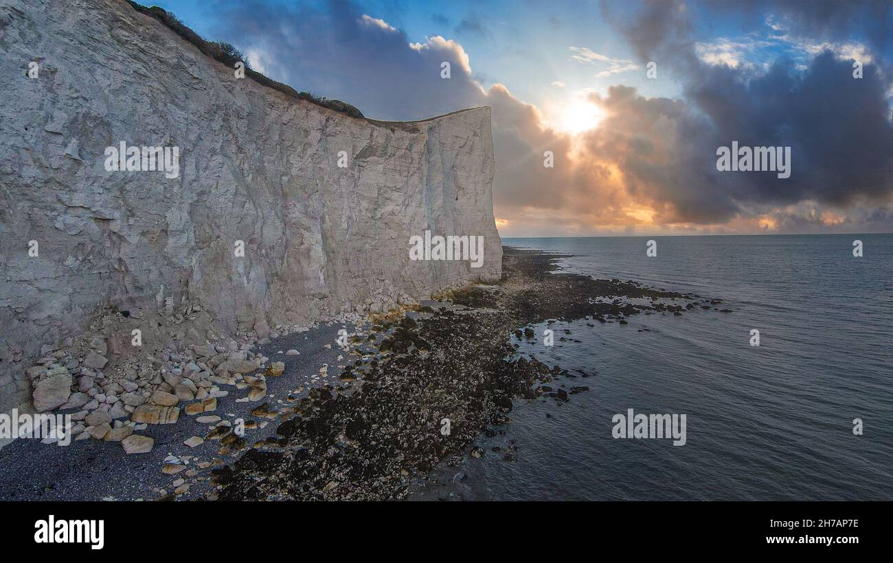 White cliffs of dover aerial hi-res stock photography and images - Alamy