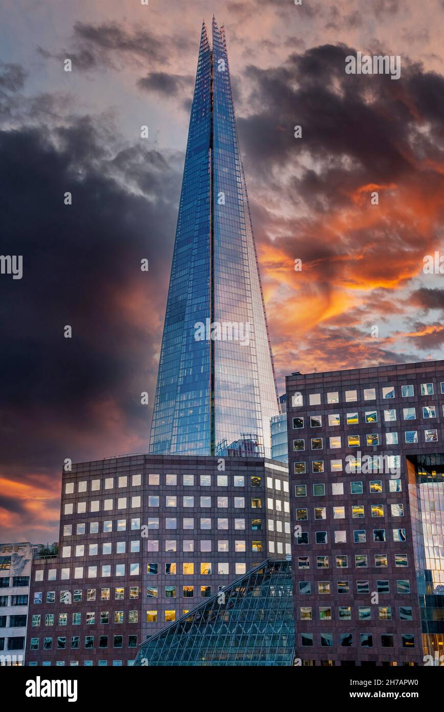 The Shard building and riverside in London, UK Stock Photo - Alamy