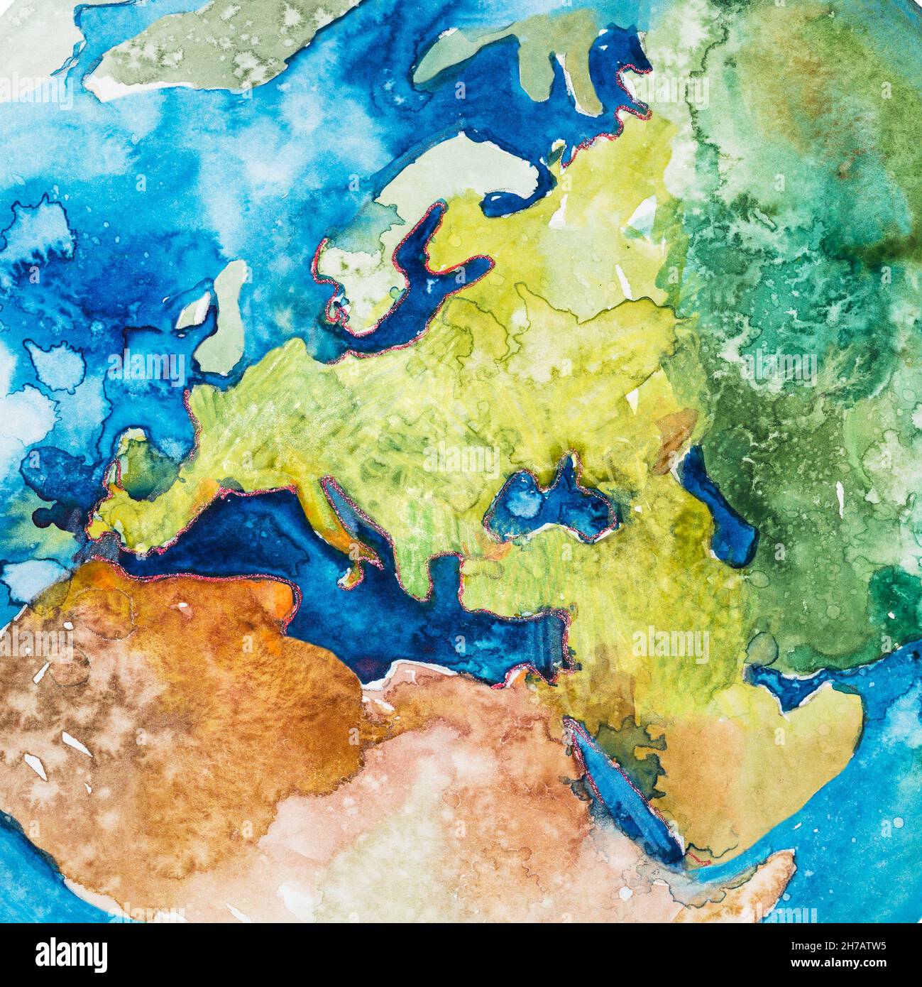Paint Maps Europe