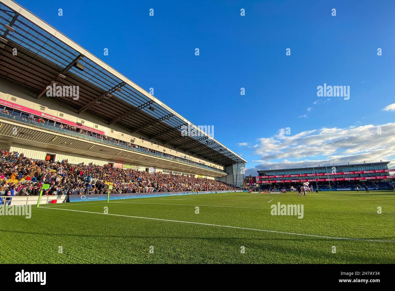 General view inside stadium During the Womens International Rugby game ...