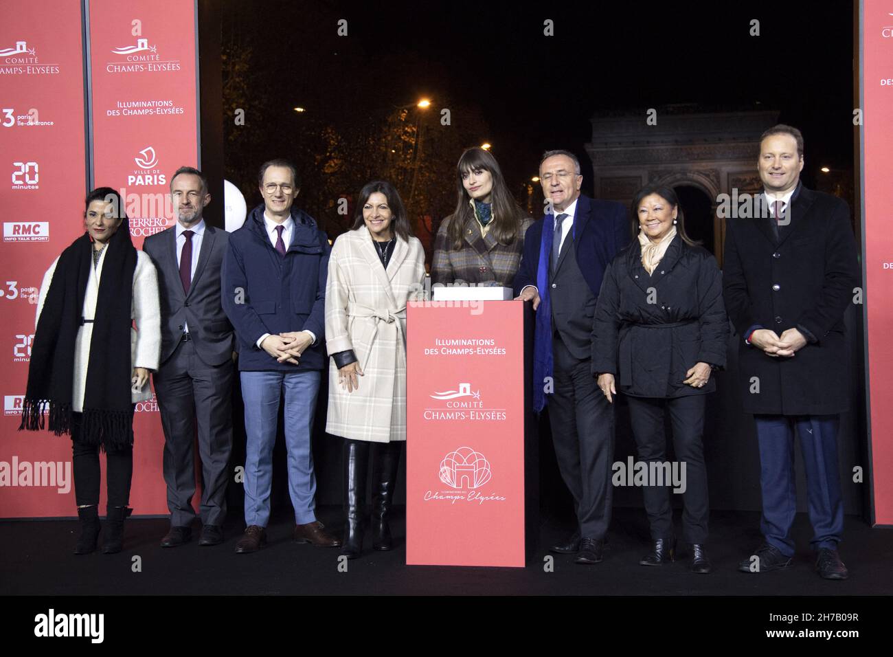 Olivia Polsky, Anne Hidalgo, Emmanuel Gregoire, Marc-Antoine Jamet ...