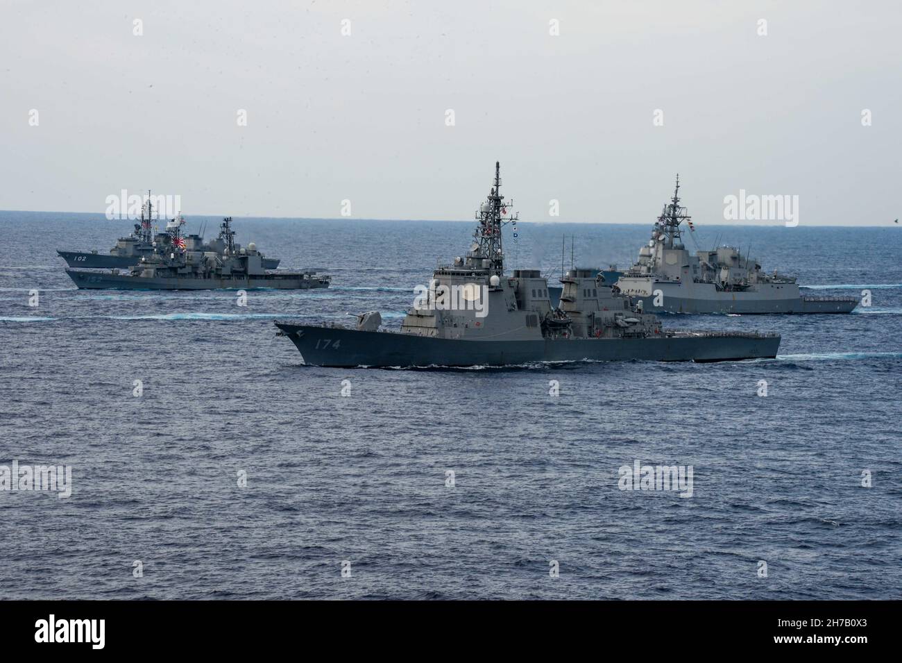 211121-N-TL932-1289 PHILIPPINE SEA (Nov. 21, 2021) (From left to right ...