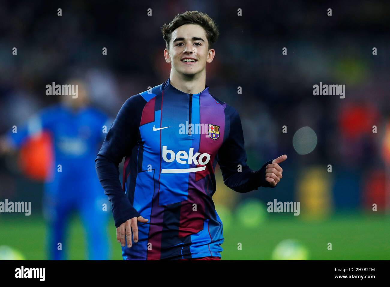 Barcelona, Spain. Credit: D. 20th Nov, 2021. Gavi (Barcelona) Football ...