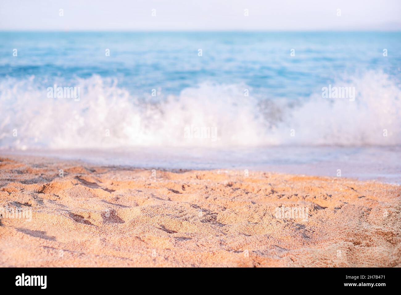 Nature beach background. Sand at sea Stock Photo - Alamy