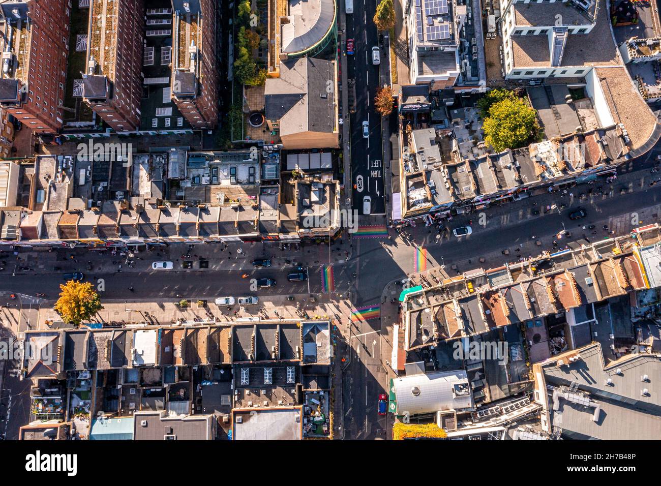 London camden market aerial hi-res stock photography and images - Alamy