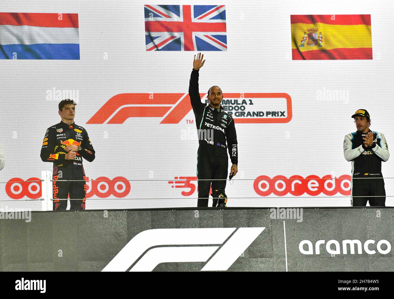 Lewis hamilton qatar 2021 hi-res stock photography and images - Alamy