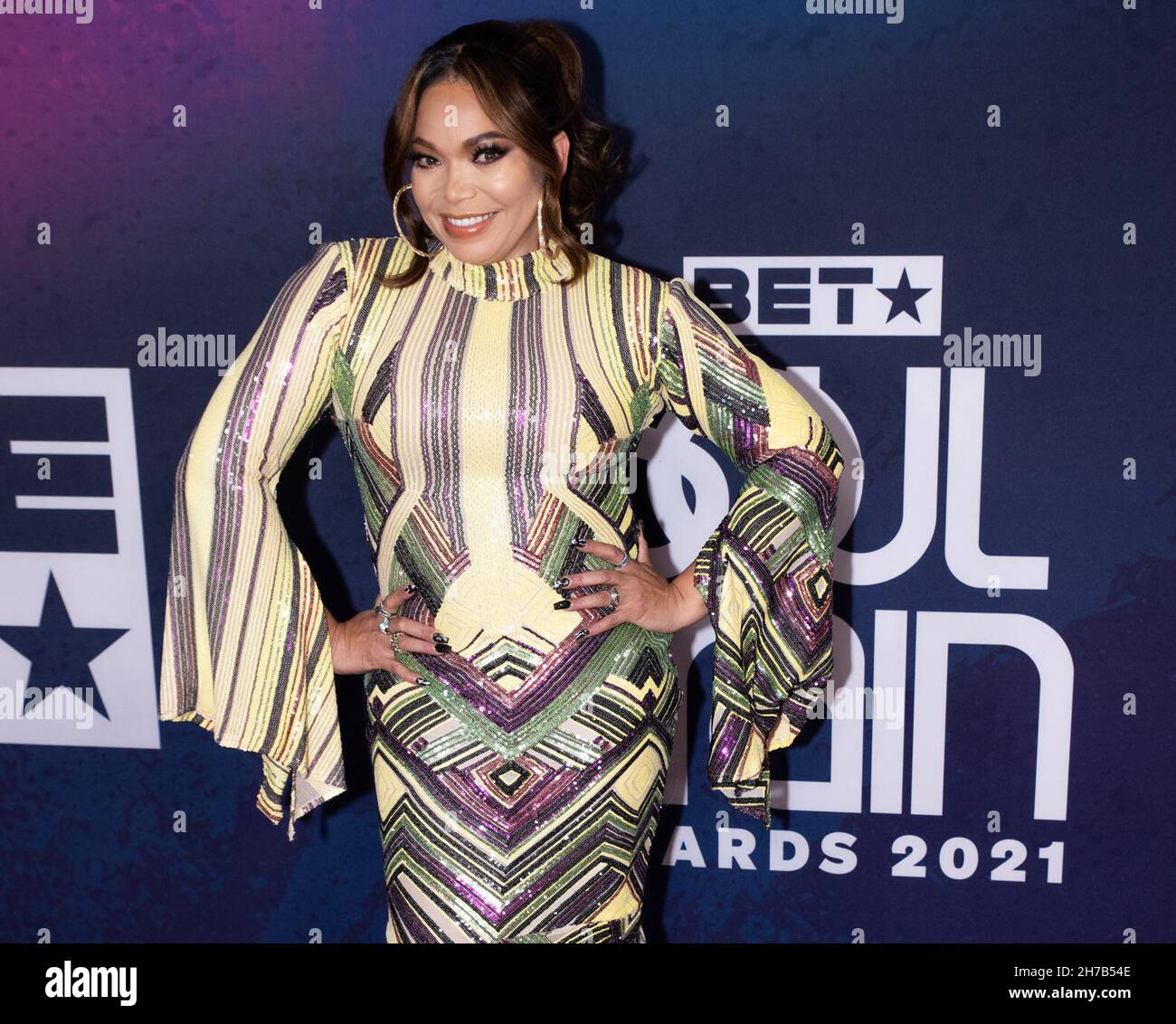 New York, USA. 20th Nov, 2021. Actress Tisha Campbell on the Red Carpet ...