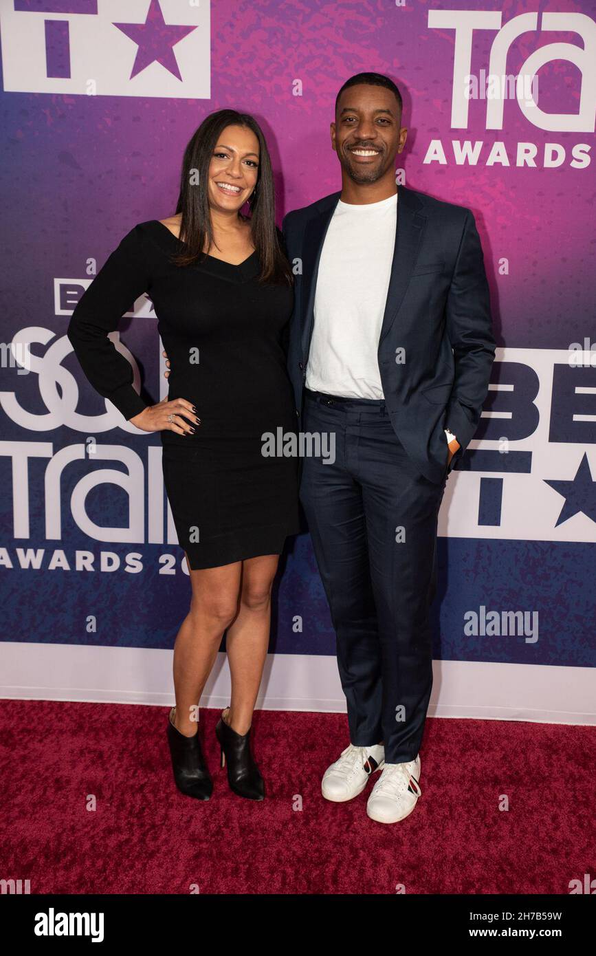 Executive Vice President and General Manager of BET Devin Griffin and ...