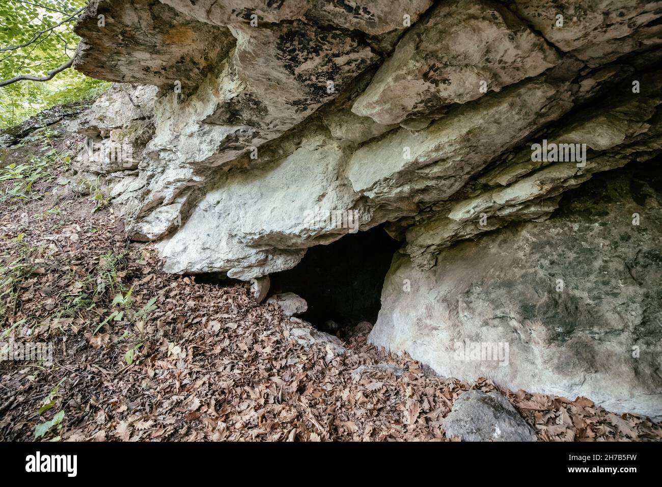 Geologists At Work In Cave