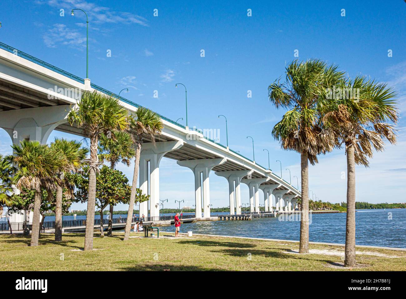 Jensen Beach Florida,Indian River Lagoon,Frank A. Wacha Bridge,NE ...