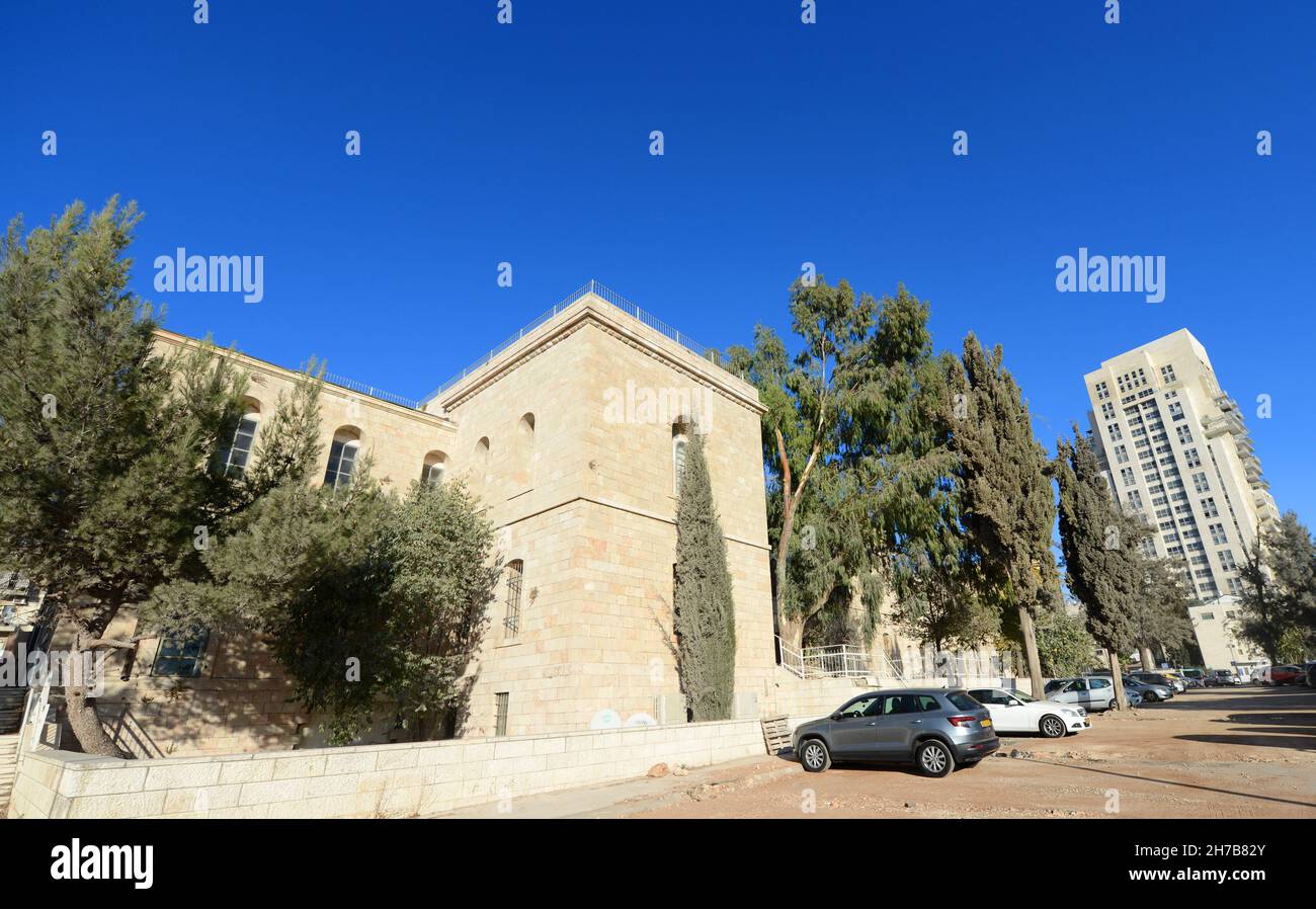 The restored old Shaare Zedek hospital building on 161 Jaffa street in ...