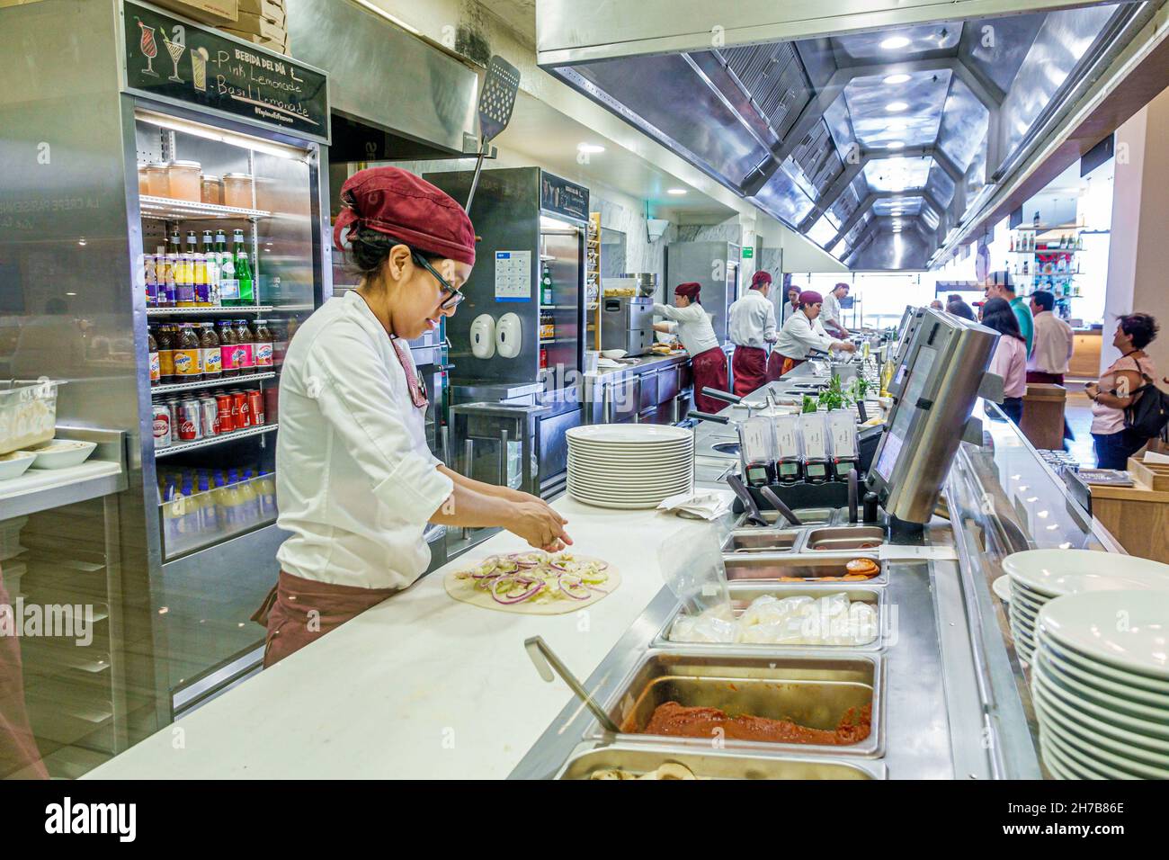 Mexico City,Colonia Granada,Plaza Carso,shopping center centre Vapiano ...