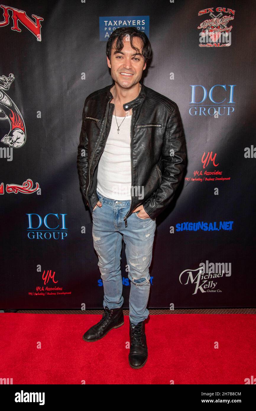 Chris Levine - Actor attends Six Gun Sal, Southern Rock Band Album ...