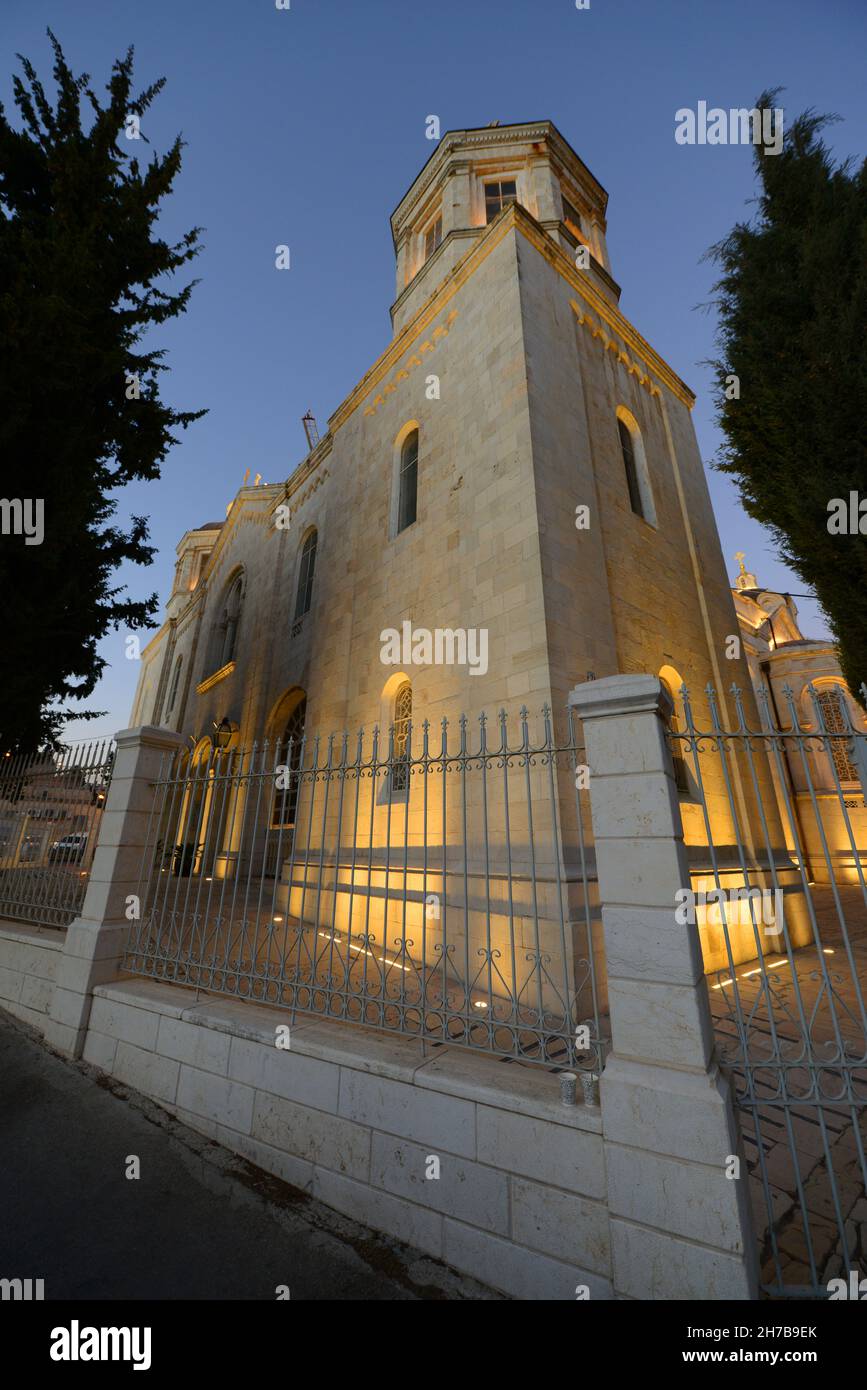 The Cathedral of the Holy Trinity in Jerusalem, Israel Stock Photo - Alamy
