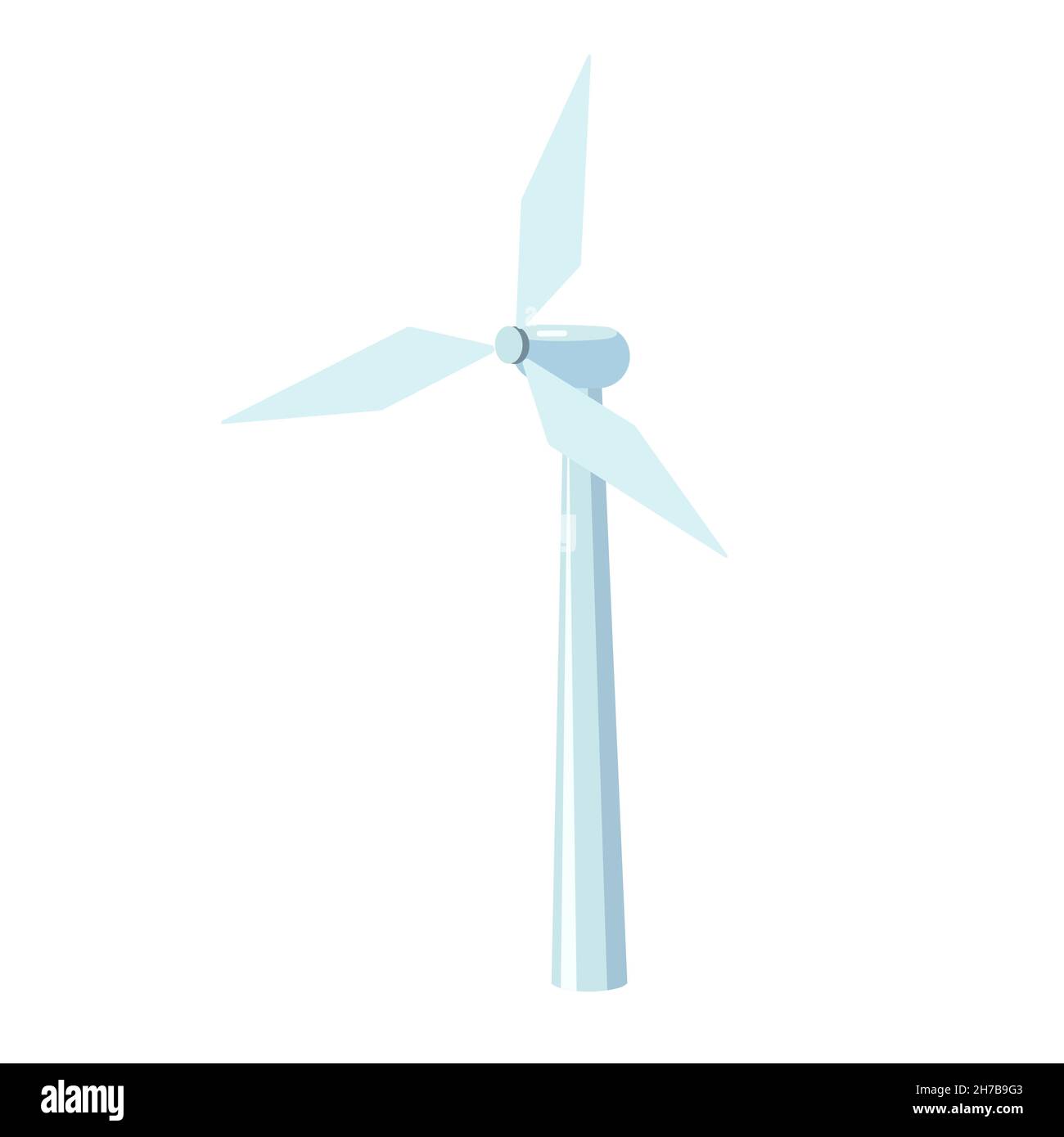 Wind turbines. Renewable electro energy sources. Wind power station ...