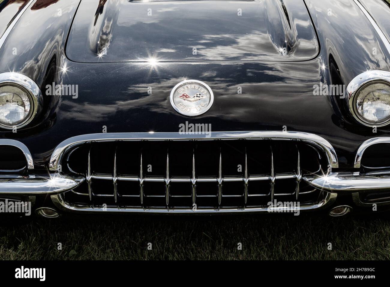 1958 corvette hi-res stock photography and images - Alamy