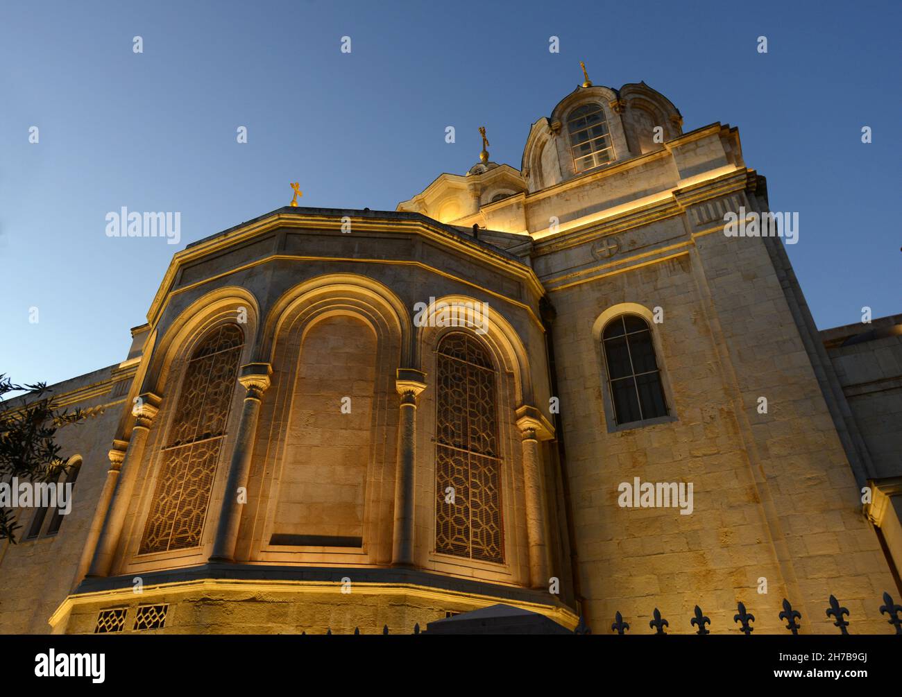 The Cathedral of the Holy Trinity in Jerusalem, Israel Stock Photo - Alamy