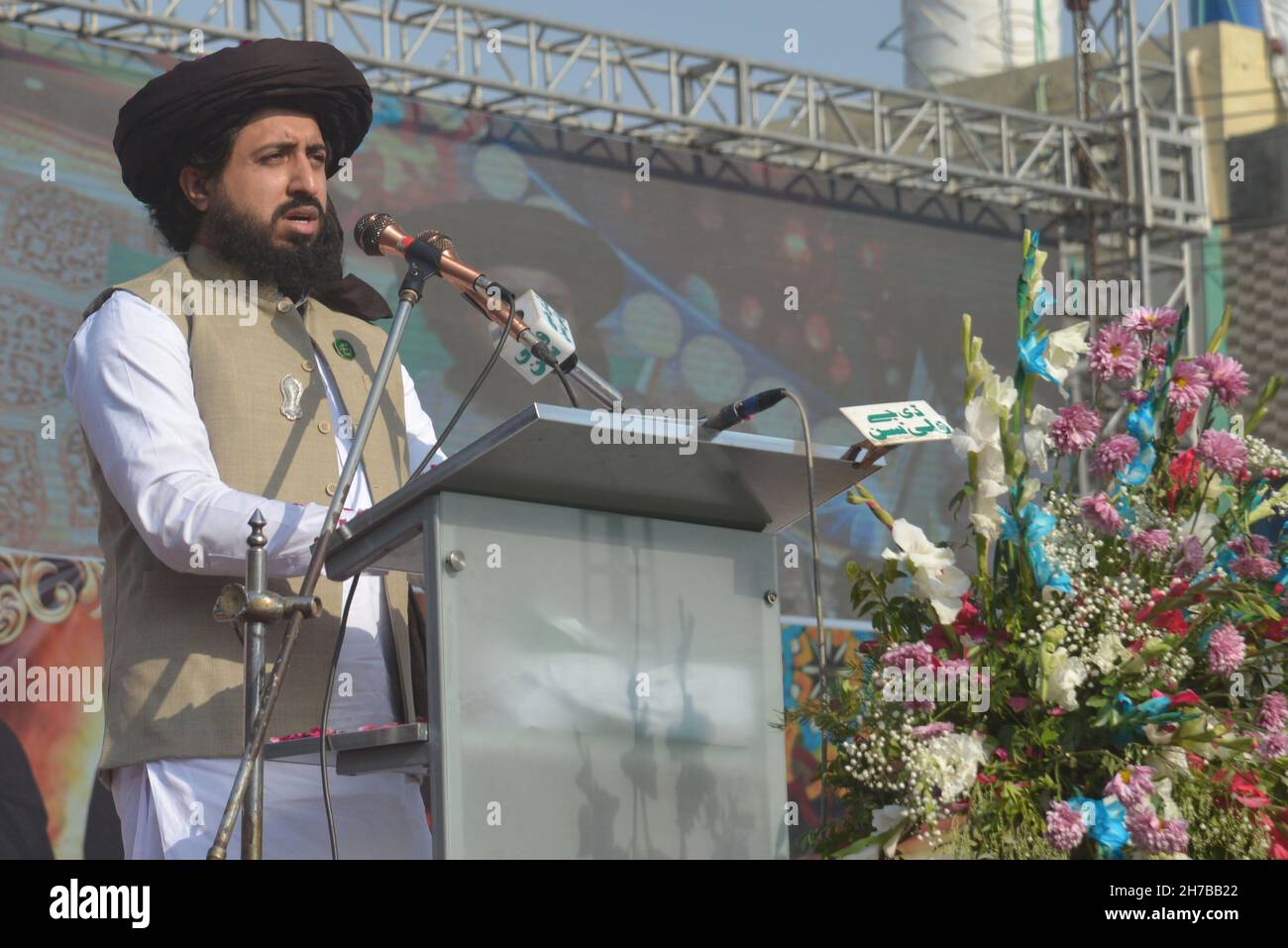 Khadim hussain rizvi hi-res stock photography and images - Alamy