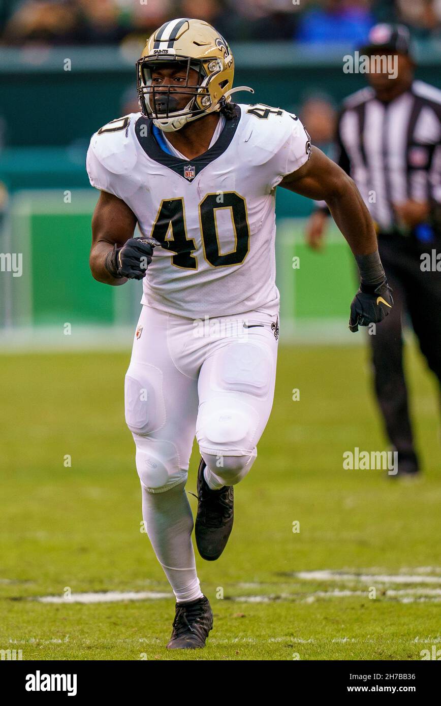 Philadelphia, Pennsylvania, USA. 21st Nov, 2021. New Orleans Saints ...