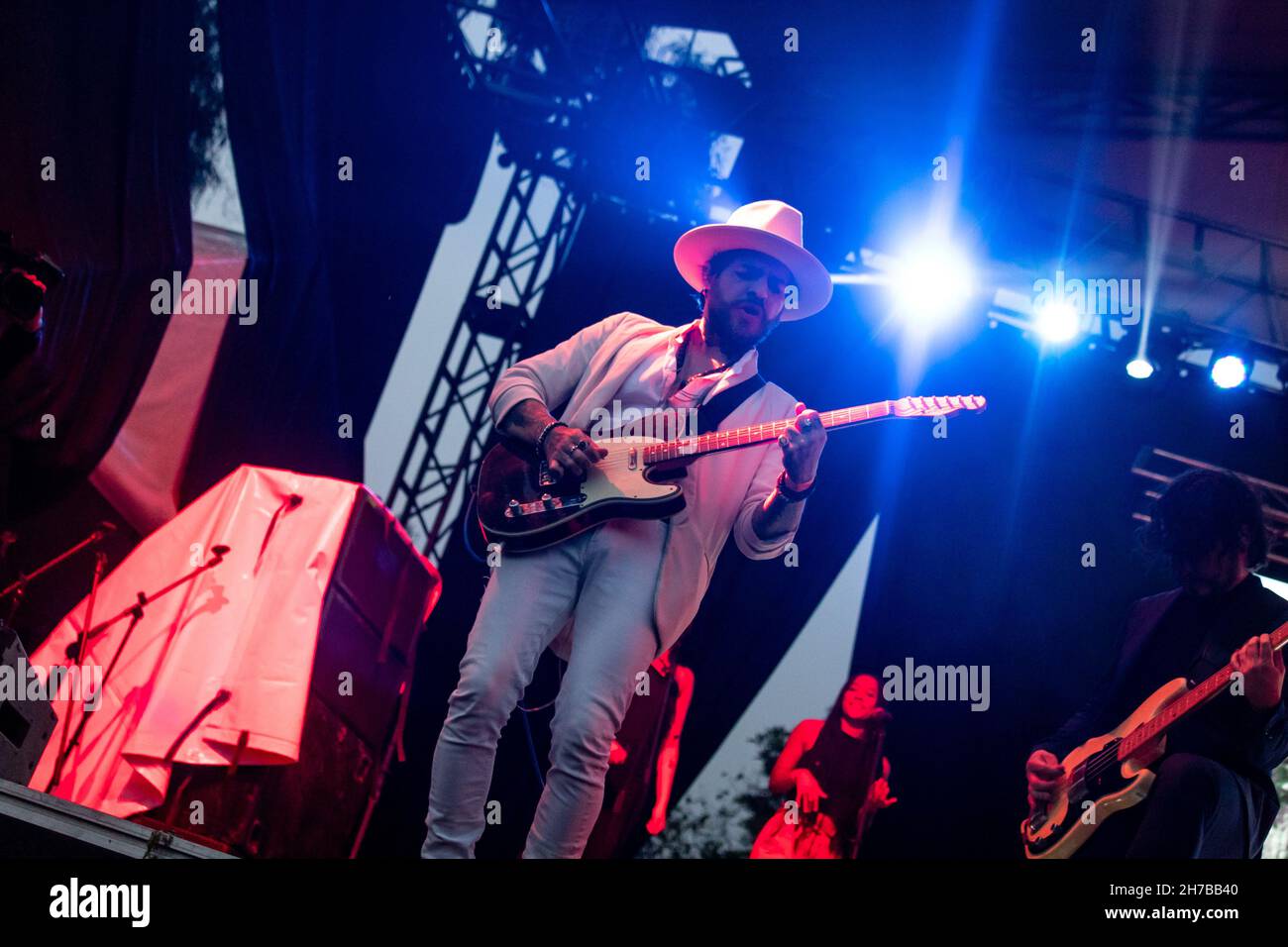 Rock band Revolver Plateado performs during the first day of the ...