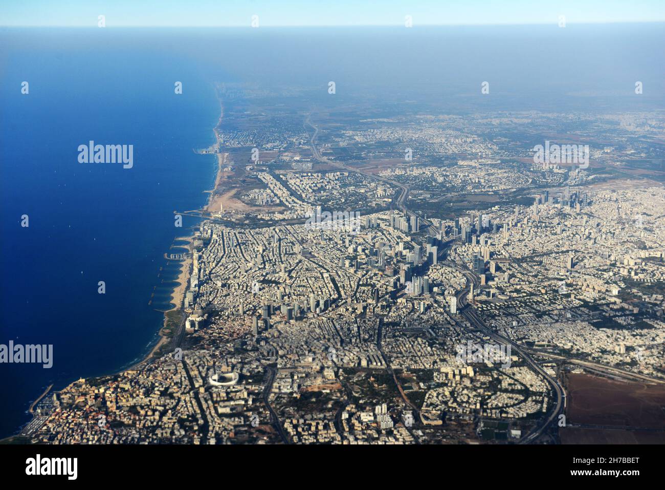 Aerial view of Tel-Aviv, Israel Stock Photo - Alamy Aerial view of Tel-Aviv, Israel Stock Photo - Alamy