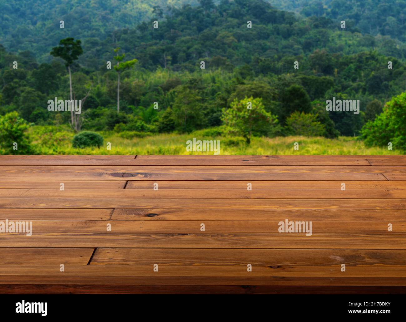 Wood table top view perspective hi-res stock photography and images - Alamy