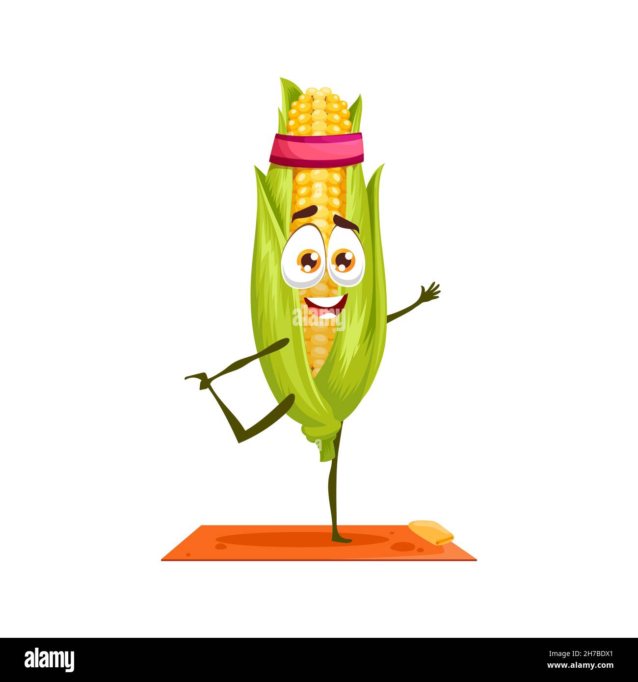 Funny Corn Cartoon