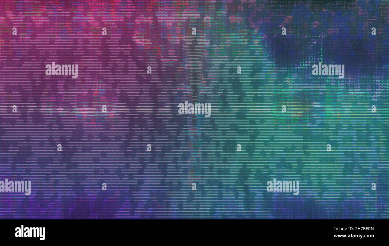 An abstract glitch art background image Stock Photo - Alamy