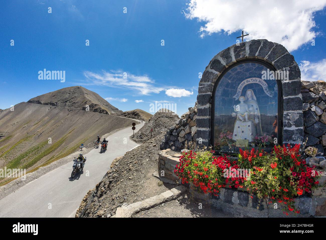 ALPES DE HAUTE-PROVENCE, 04, UBAYE VALLEY, THE COL DE LA BONNETTE IS A ...