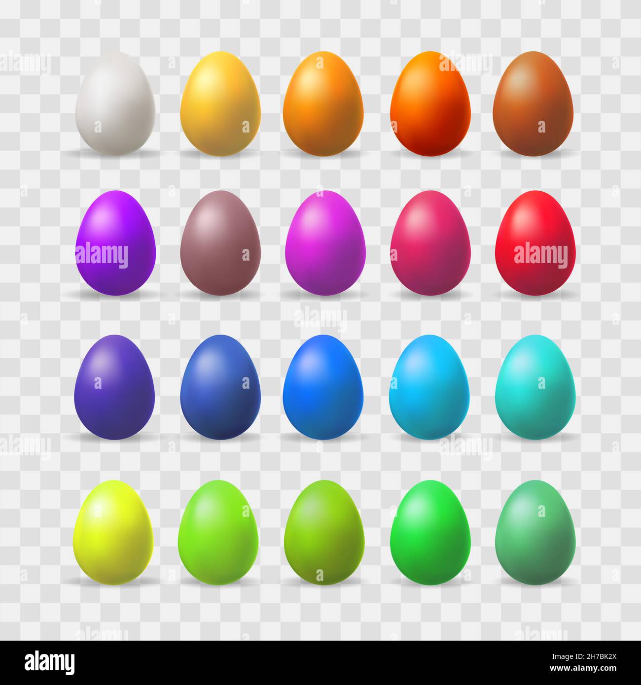 3d realistic easter egg Stock Vector Images - Alamy