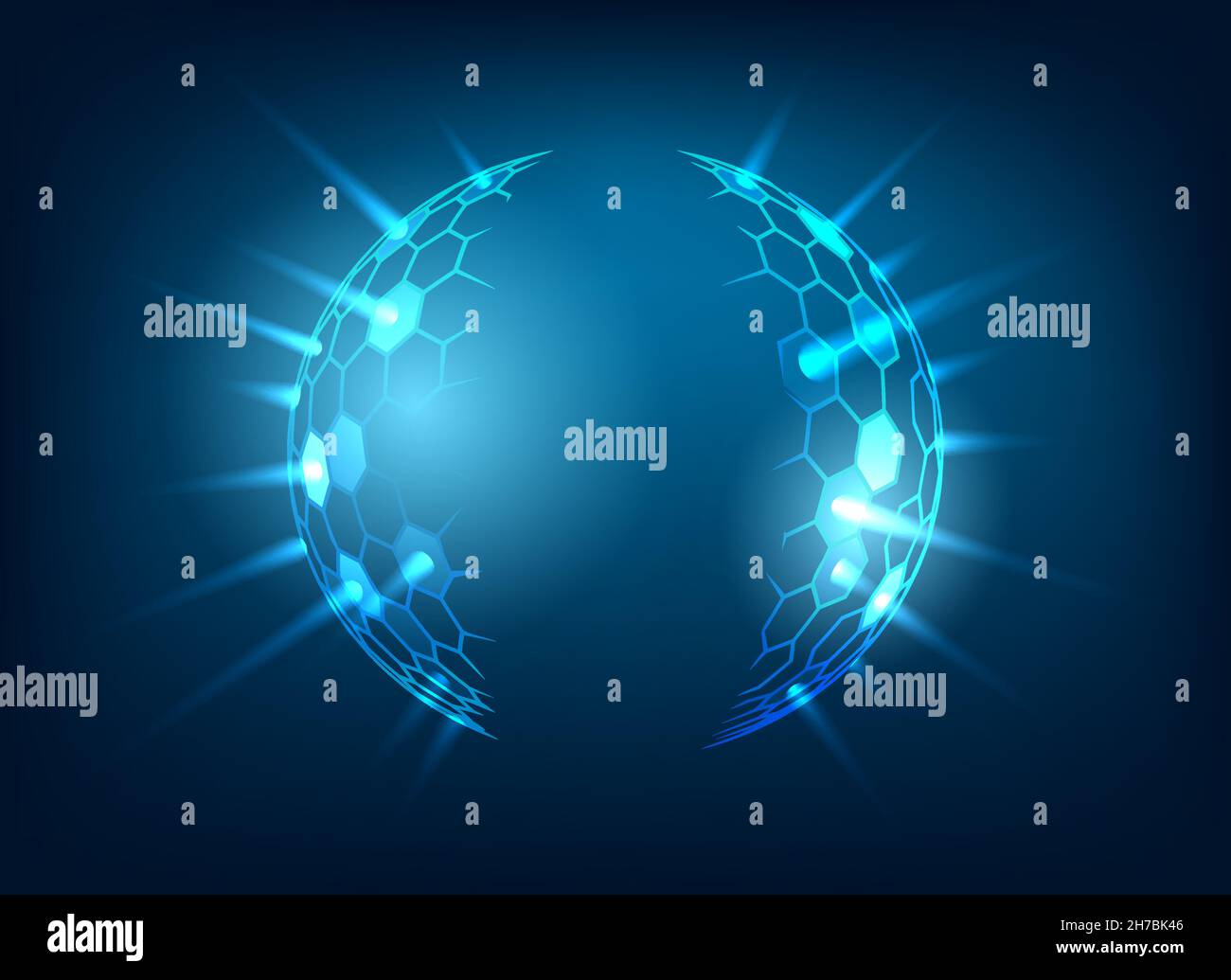 Force sphere futuristic technology barrier Stock Vector Image & Art - Alamy