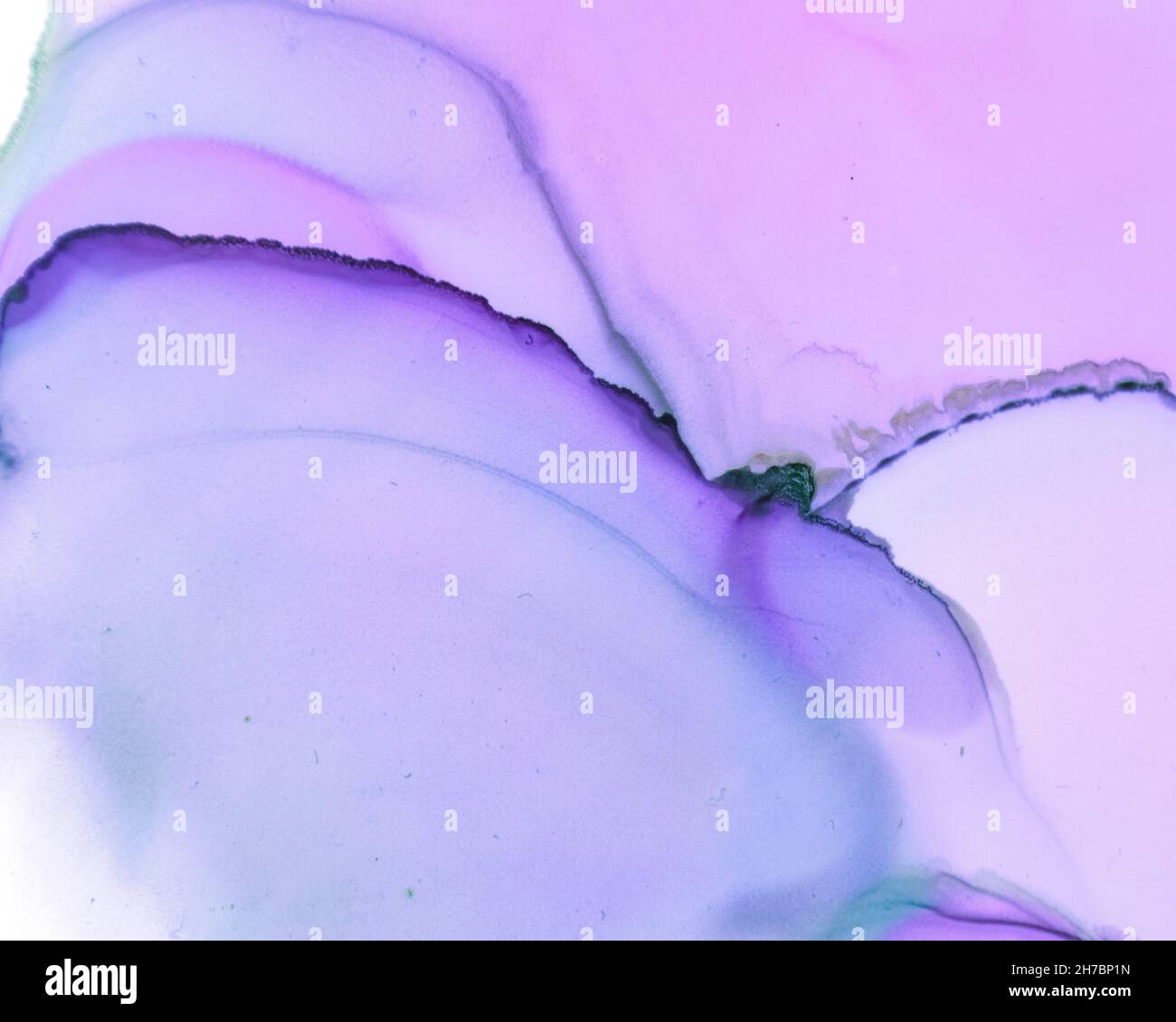 Ethereal Art Texture. Liquid Ink Wash Background Stock Photo - Alamy