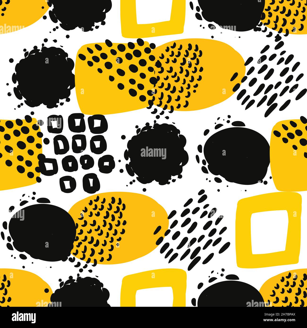 Vector abstract background. Seamless brush stroke pattern Stock Vector ...