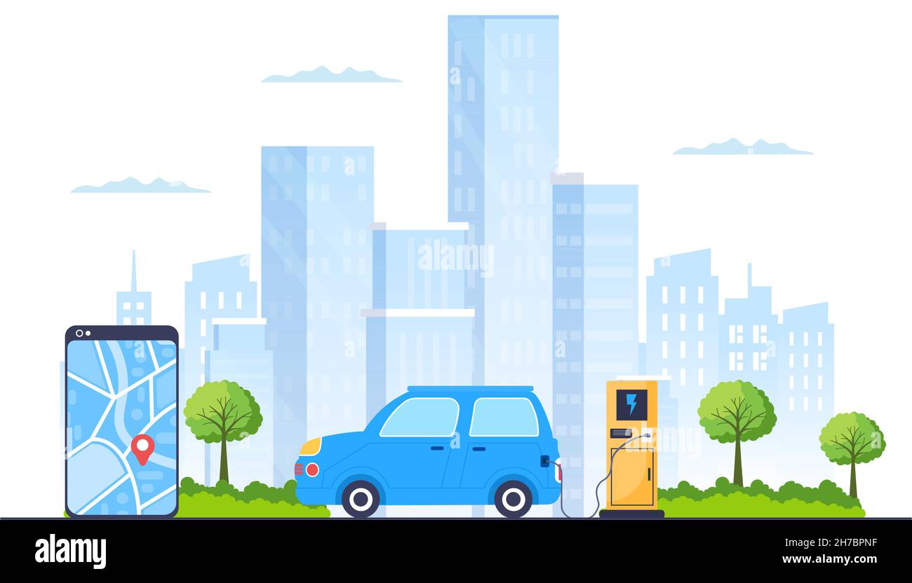 Charging Electric Car Batteries with the Concept of Charger and Cable ...