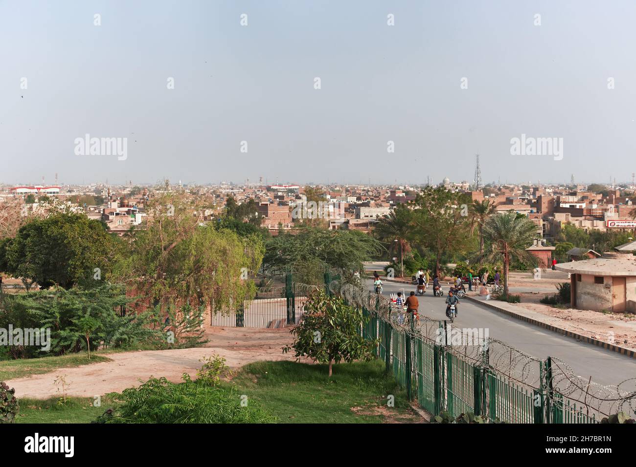 The panoramic view of old Multan, Punjab province, Pakistan Stock Photo ...