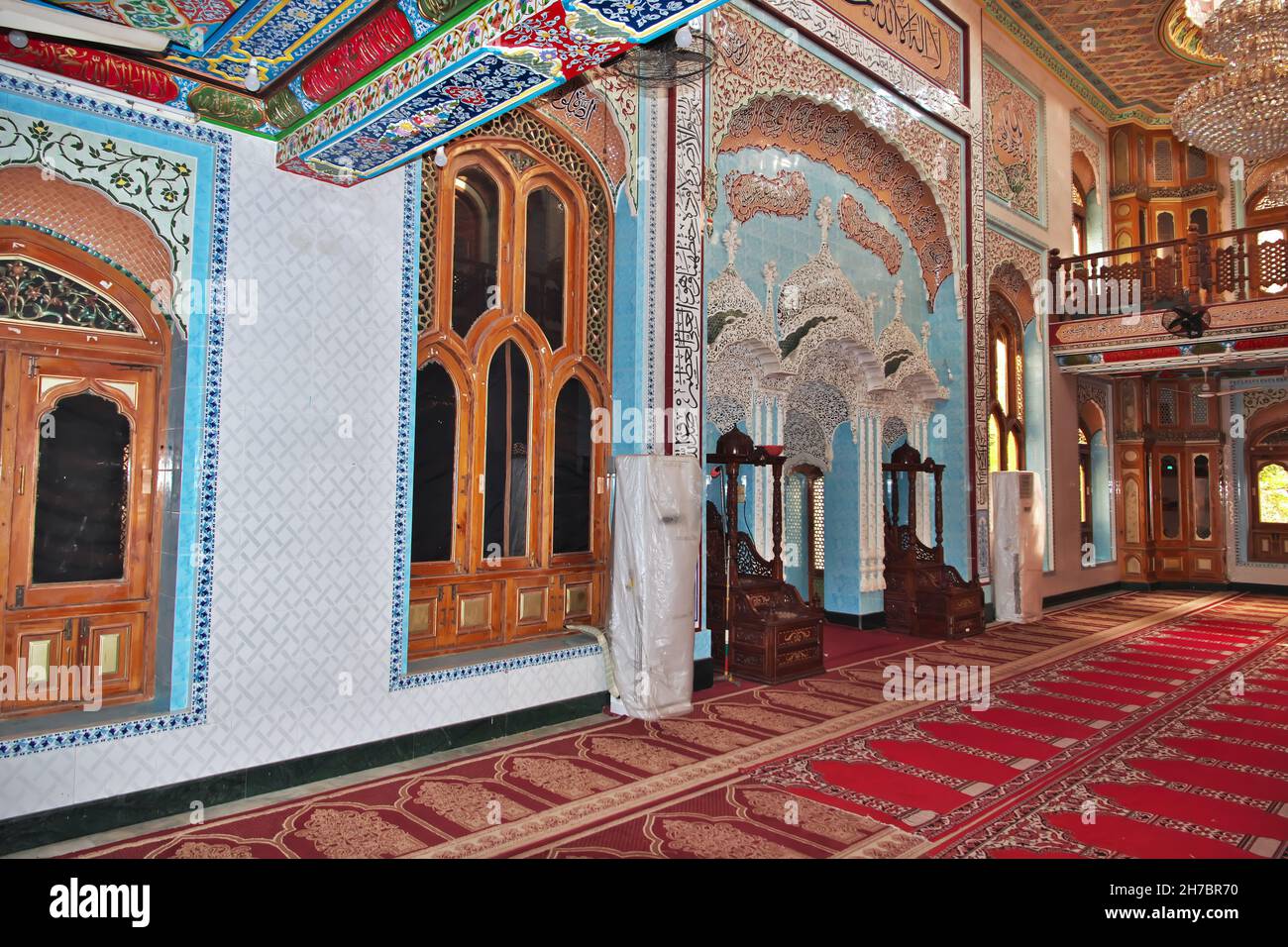 Ghousia Hamidia Mosque in Multan, Punjab province, Pakistan Stock Photo ...