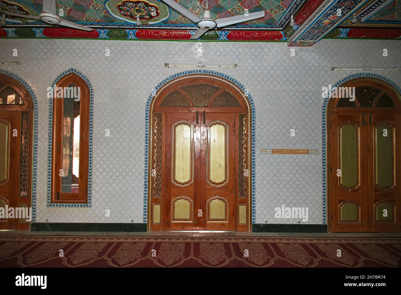 Ghousia Hamidia Mosque in Multan, Punjab province, Pakistan Stock Photo ...