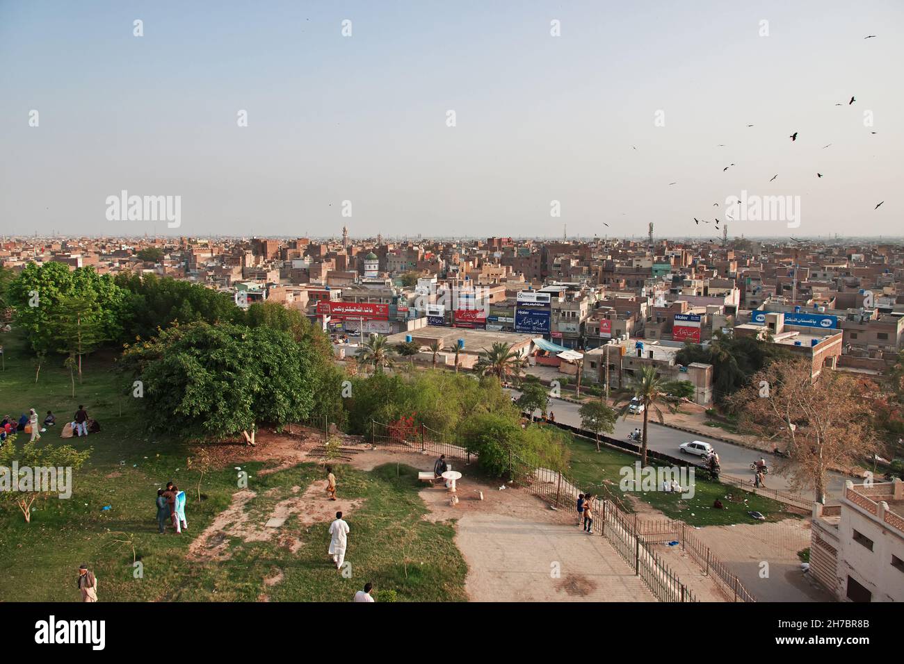 The panoramic view of old Multan, Punjab province, Pakistan Stock Photo ...