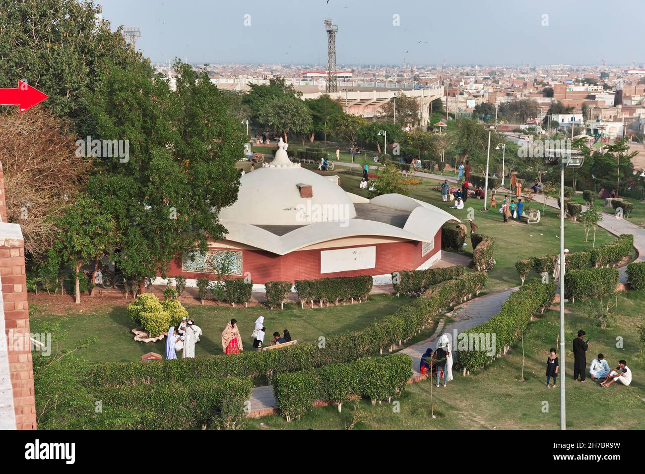 The panoramic view of old Multan, Punjab province, Pakistan Stock Photo ...