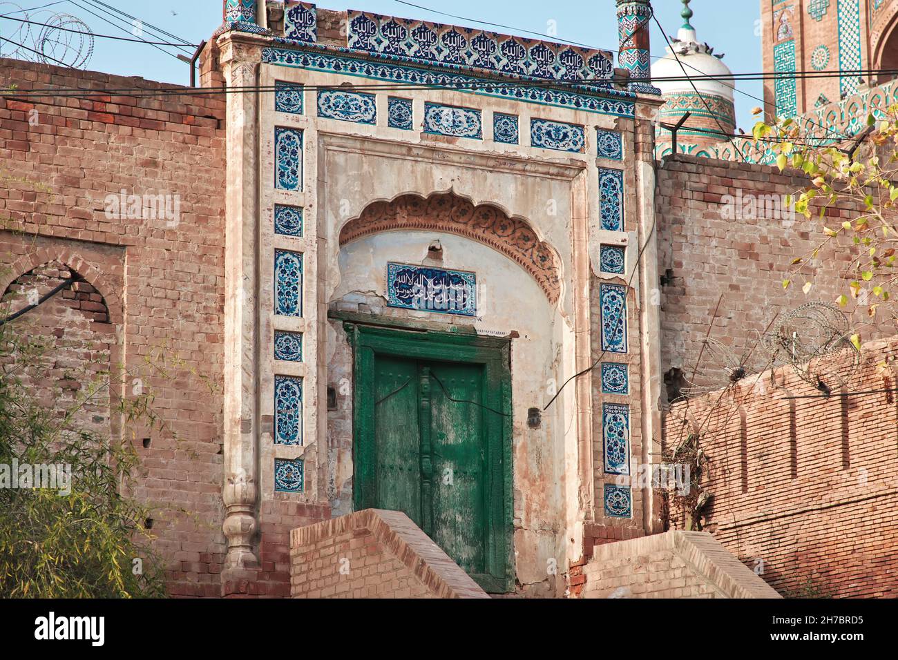 Tomb Shah Rukne Alam in Multan, Punjab province, Pakistan Stock Photo ...